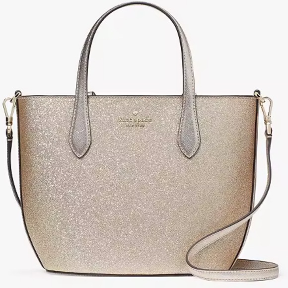 kate spade | Bags | Kate Spade Glitter Glimmer Satchel Crossbody Bag In ...